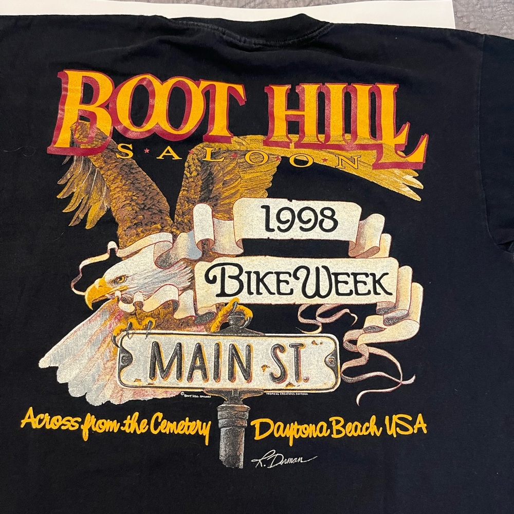 Rare Vintage 1998 Bike Week Daytona Beach , Famous Bo… - Gem